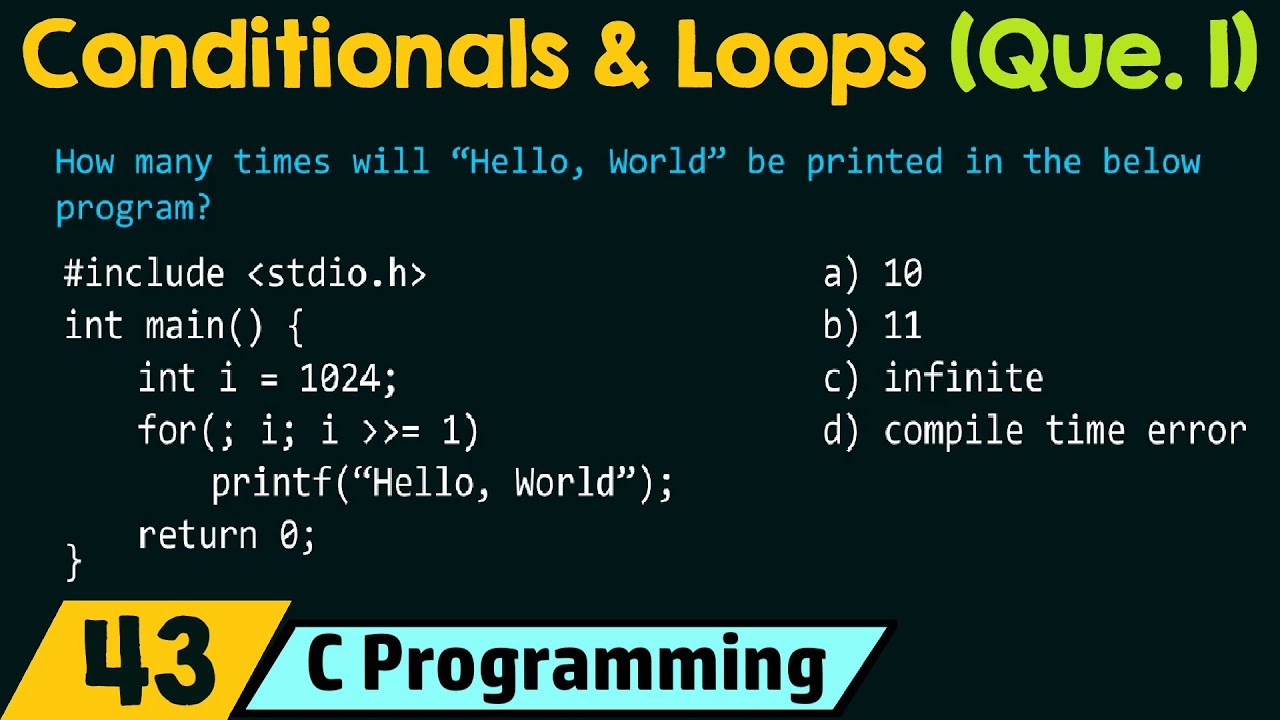 Understanding Loops in Programming: How Many Times Will 'Hello World' Print? | Galaxy.ai