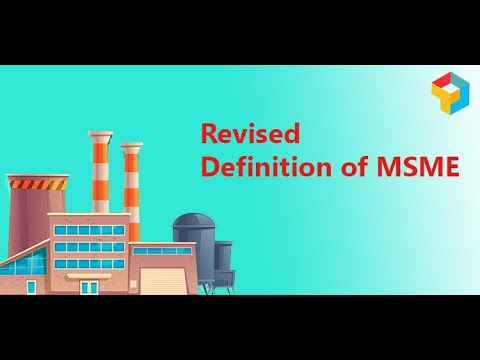 Revised Definition of MSME