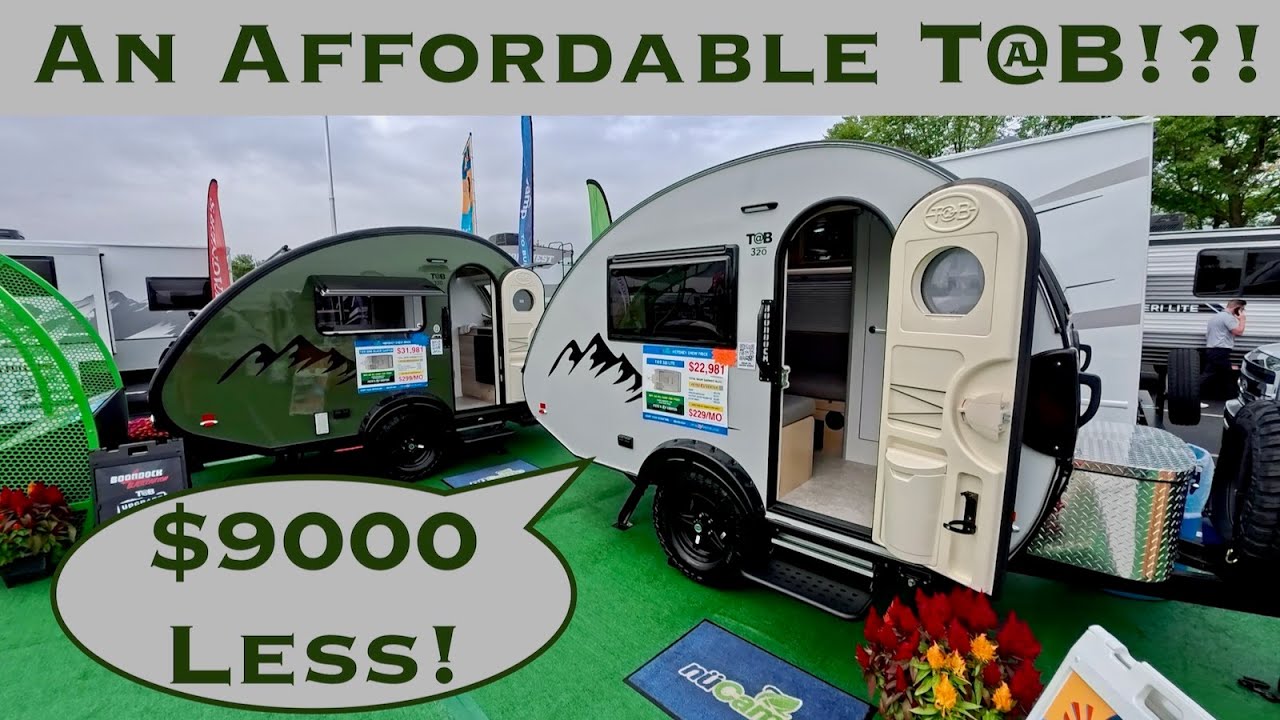 nuCamp Tab320 Lite: Quality Teardrop with Kitchen and Bathroom #nucamp #tab320 #teardrop #rvlife