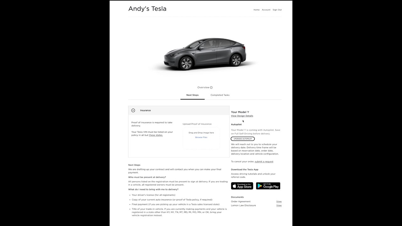 Find your Tesla VIN on your reservation? (via Source Code)