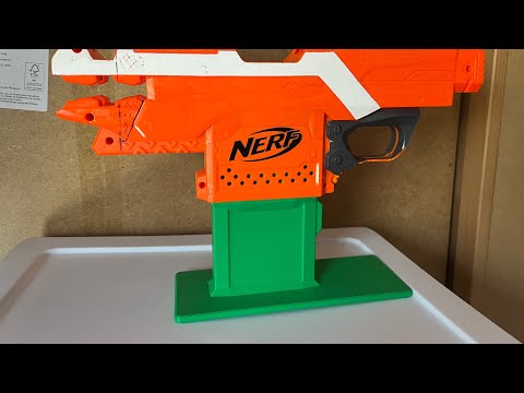 2 New Display Stands for Nerf Blasters (Free 3D Print Files)!