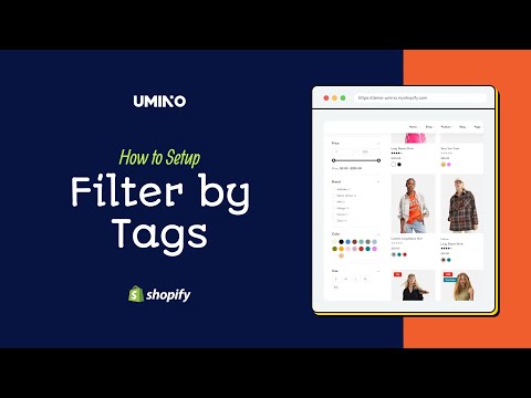 How to setup Filter in Collection Page - Filter by Tags