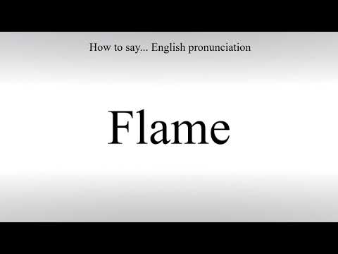 How To Pronounce Flame - How To Say: American pronunciation
