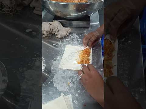 Spring Role Making Recipe ❤️ #food #youtubeshort #shortsfeed #viralshorts
