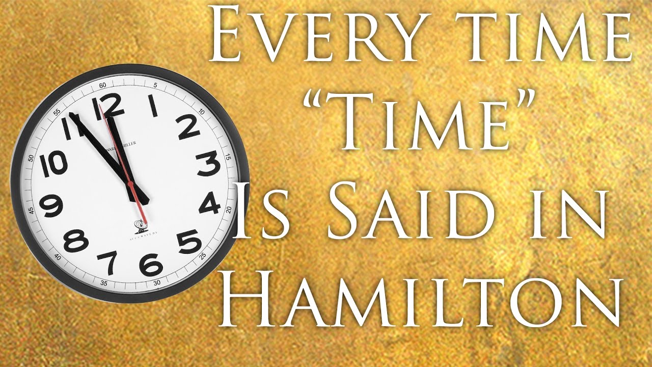 EVERY TIME TIME IS SAID IN HAMILTON