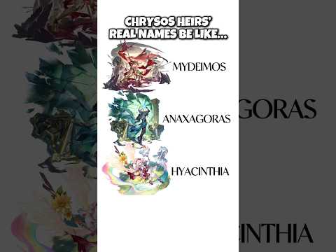 Chrysos Heirs’ real names in Honkai Star Rail be like… #shorts
