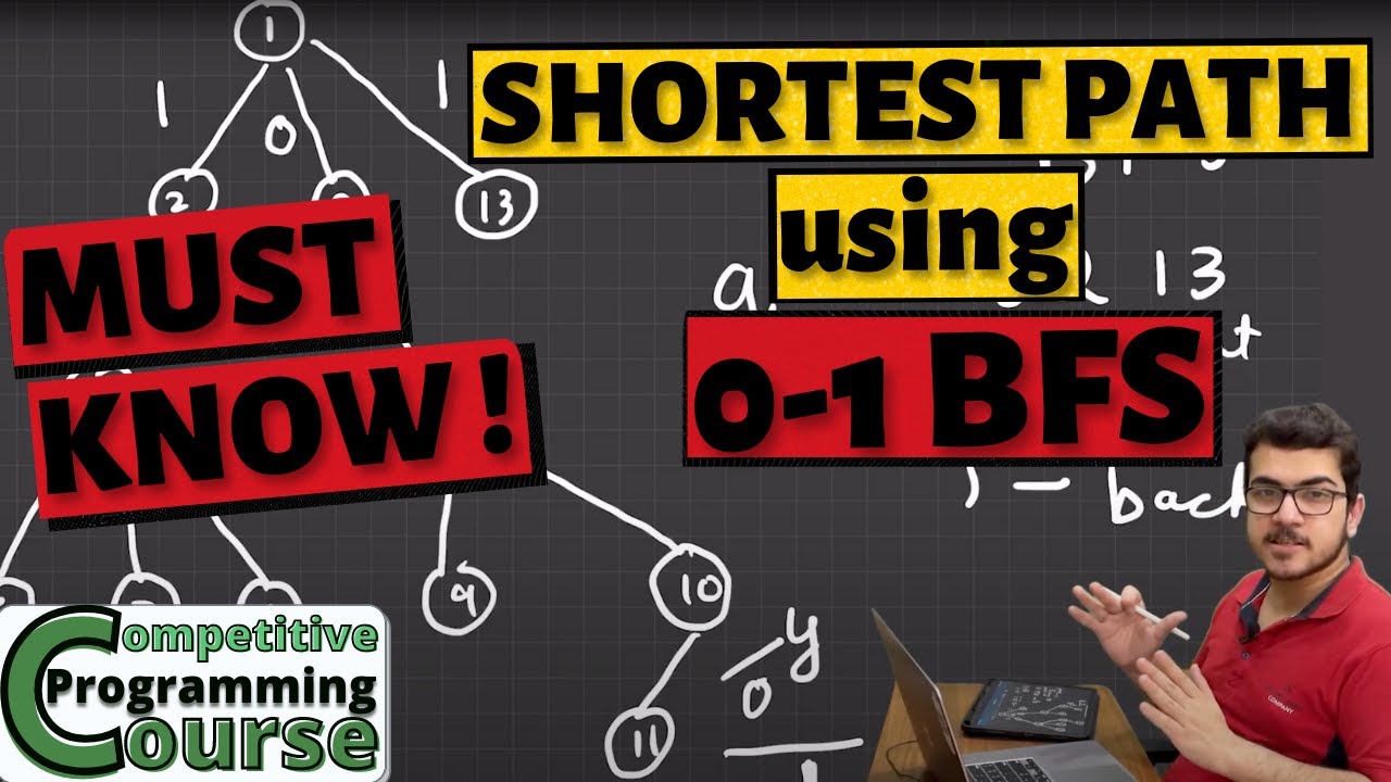 0-1 BFS: What is it, How to Code with Example Question | CP Course | EP 80