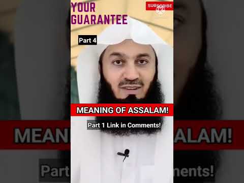 Meaning of Assalam Alaikum? Part 4 #allah #islam #ramadan #quran #muftimenk