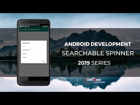 Learn Android Development Tutorial Searchable Spinner with Firebase - Mind Luster
