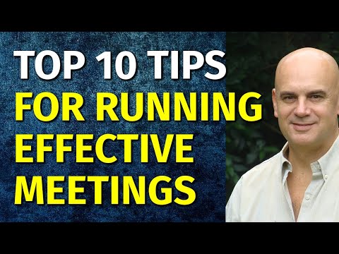 How to Run a Meeting | Effective Staff Meeting Ideas | Team Meeting | Management Skills