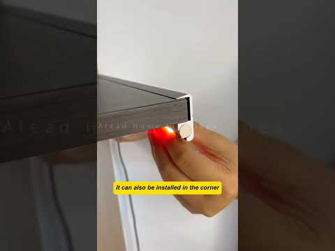 Cabinet lights that can be rotated 45° can be installed directly without slotting.