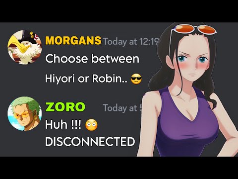 If Robin and Zoro had a Podcast | One Piece discord server