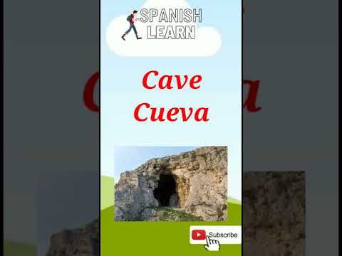 Cave Spanish language Vocabulary