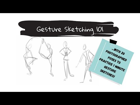 Gesture Sketching 101 with 20 practice poses!
