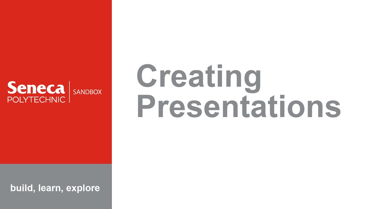 Creating Effective Presentations