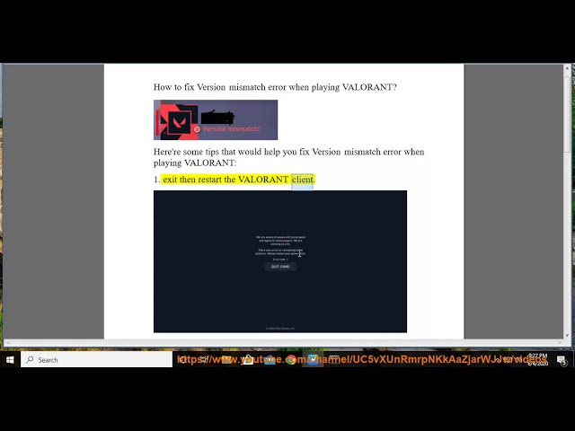 Valorant "version mismatch" error: What is it and how to possibly fix it