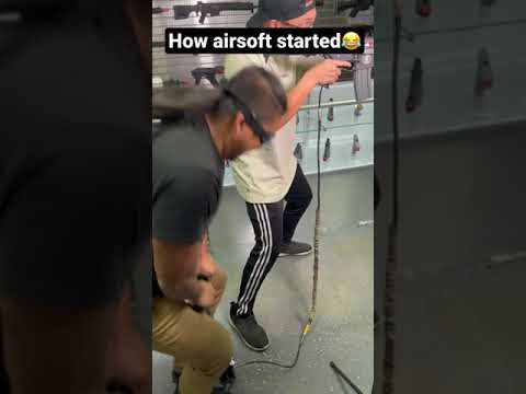 Do you know how airsoft started?🤔😂 #airsoft #short #airsoftgi #funny #memes #shorts #polarstar
