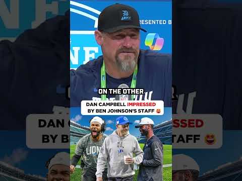 Dan Campbell believes Ben Johnson has "outstanding" coaching staff