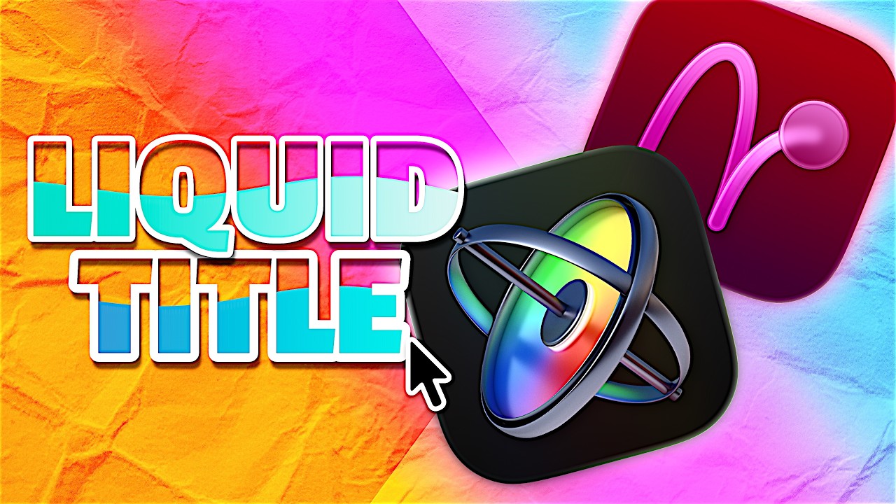 The Easiest Liquid Title Effect in Motion