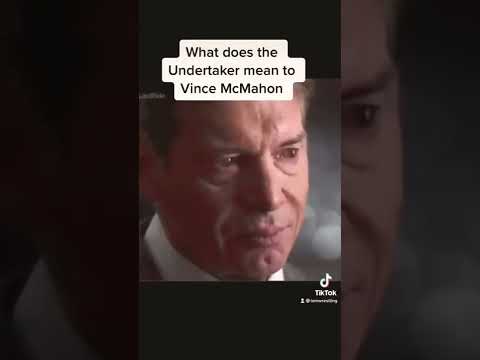 What Does The Undertaker Mean To Vince Mcmahon 😭 #shorts #2022 #wwe #sad #undertaker #emotional