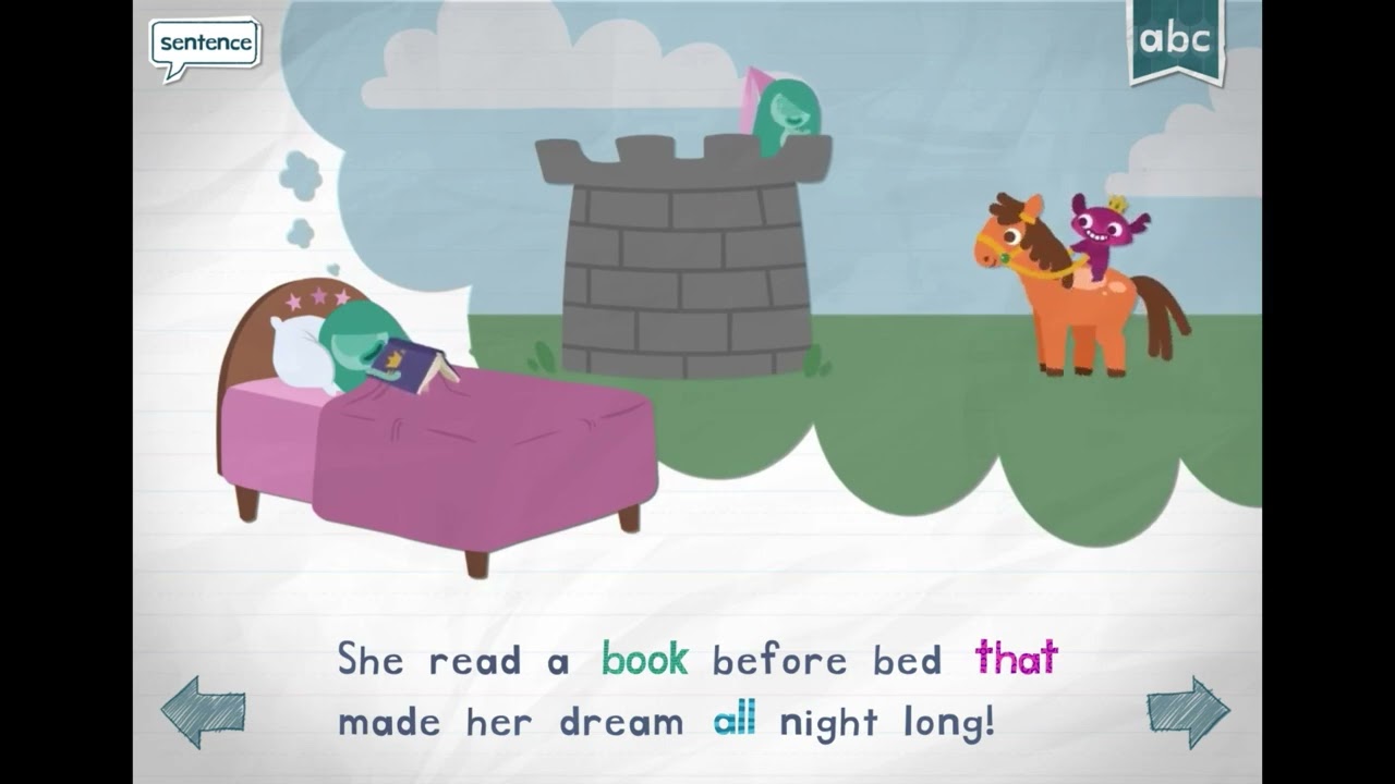 Endless reader “book” (with text and narration)
