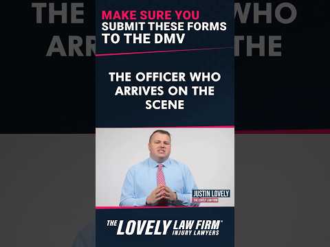 Make sure you submit these forms to the DMV after a wreck in South Carolina #dmv #carwreck