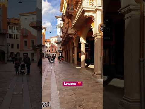 Exploring Lugano City Centre, Switzerland