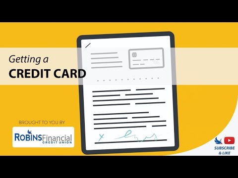 Getting a Credit Card: Robins Financial Credit Union