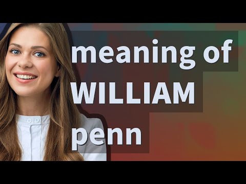 William penn | meaning of William penn