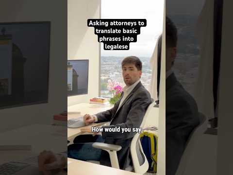 Legalese with Harrison James #lawyer #lawfirm #lawyerreacts #lawyerreaction #legalese