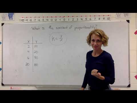 Constant of Proportionality