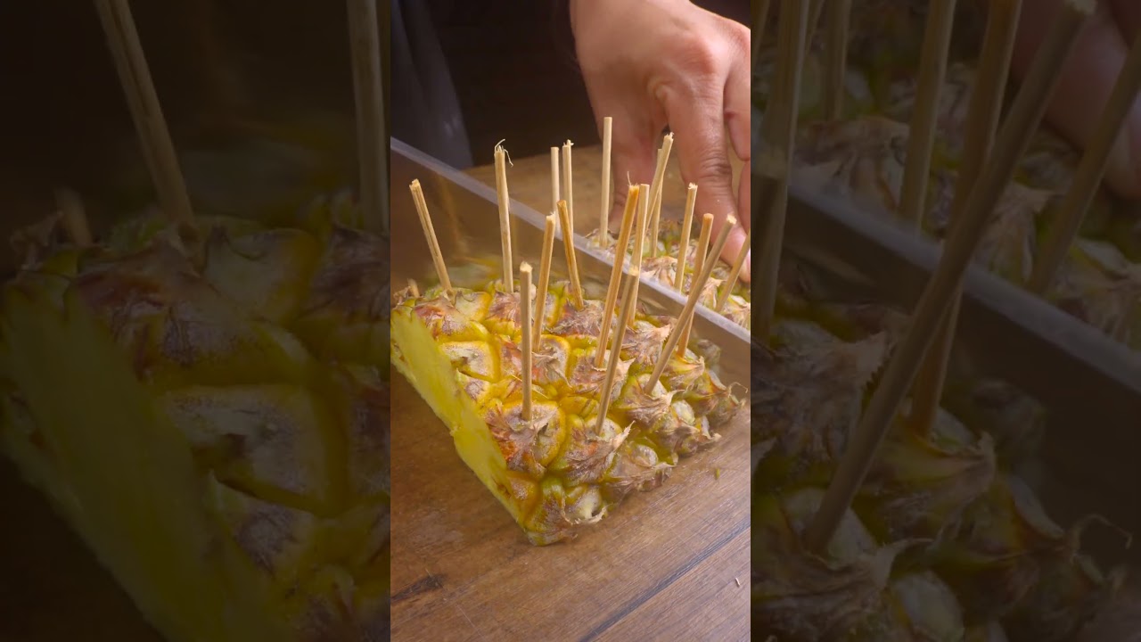 🍍 Perfect Pineapple Cutting Hack l So Satisfying!