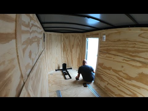 Installing E-Track and X-Track Systems #etrack #Xtrack #enclosedtrailer