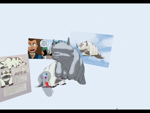 ATLA Appa modelling and 3D printing on gravity sketch