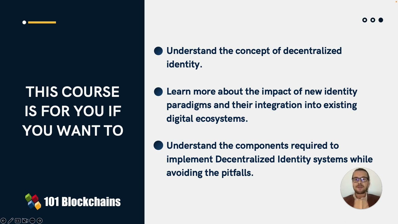 Decentralized Identity Fundamentals - 101 Blockchains