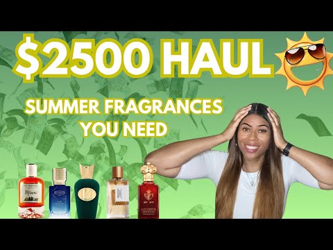 I Spent $2,500 on Fragrances! | My Summer 2025 Perfume Haul