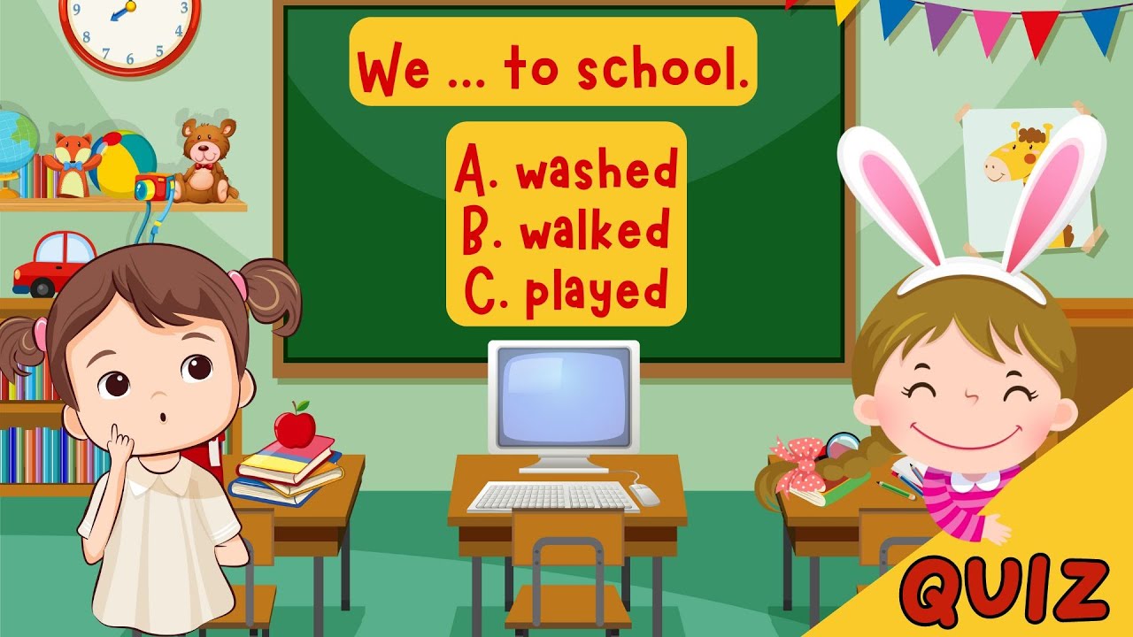 📝 Past Simple Quiz: Regular Verbs | Test Your Knowledge! 🎉 ESL Quiz for Teenagers!