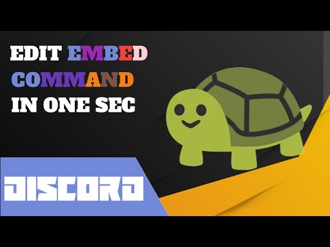 Edit embed discord | Without dashboard | Carl bot | Discord | Discord Help