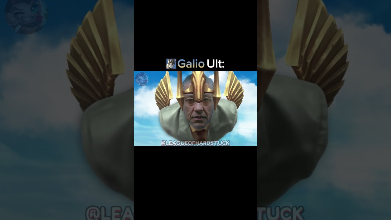 Galio Ult be like: ✈️ - League of Legends #leagueoflegends #leagueoflegendsmemes #gaming