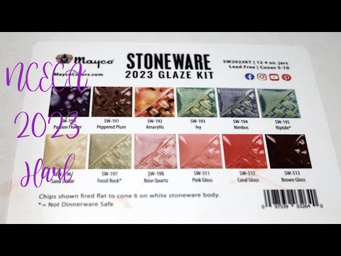 NCECA Haul - Mayco glazes & more!