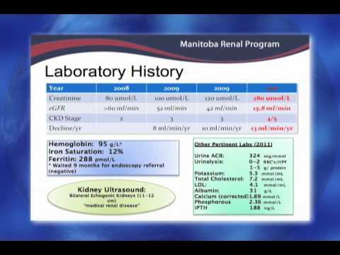 Manitoba Renal Program - eGFR Case 3: Progressing CKD