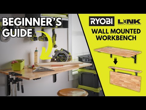 How to Install the RYOBI Wall Mounted Stowaway Workbench