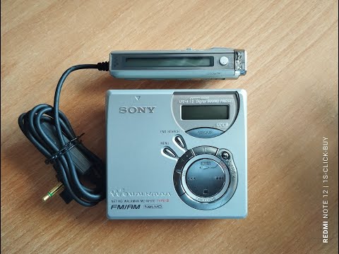 Sony Walkman Net MD Portable mini disc Player MZ- NF 610 | Reverb