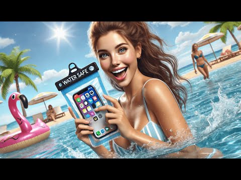 📱 Famoby 4 Pack Multicolor Universal Waterproof Phone Pouch | Best Water Safe Phone Pouch 💧