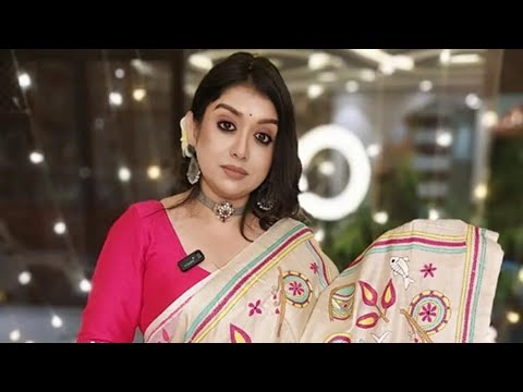 Handloom Bandhi Cotton Saree