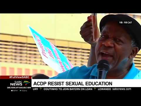 DISCUSSION: ACDP against explicit sexual education in schools