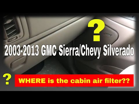 How to replace the cabin air filter in a 2003 GMC Sierra - Force TV 051