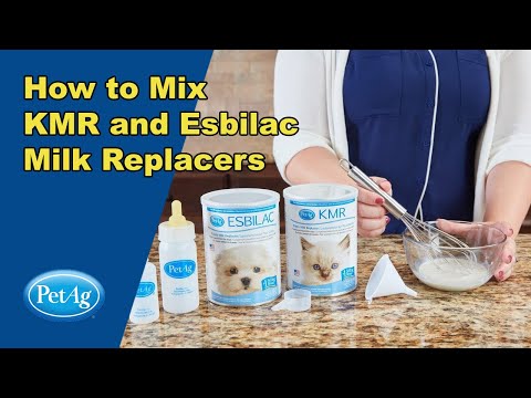 KMR and Esbilac Milk Replacers - Mixing Instructions