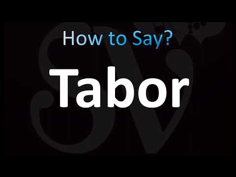 How to Pronounce Tabor (CORRECTLY!)