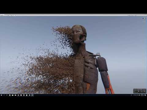 Adam particle dissolve with Unity's Visual Effect Graph - Real Time VFX